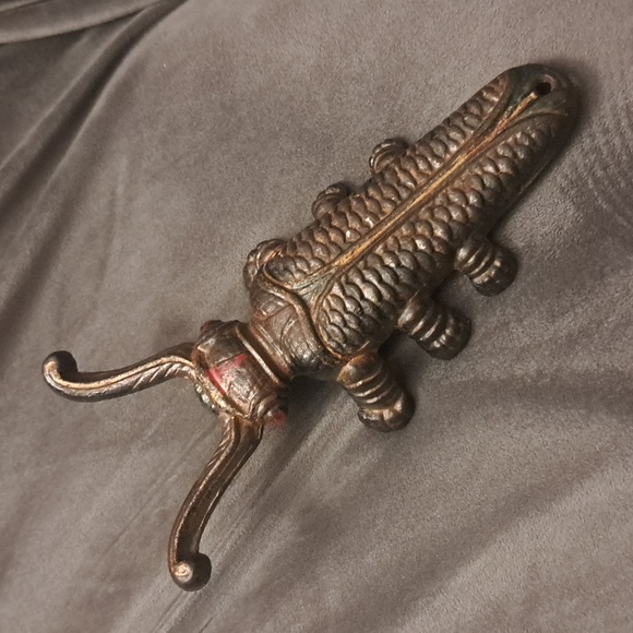 Source Unknown | Other | Antique Cast Iron Bug Beetle Boot Jack Door ...